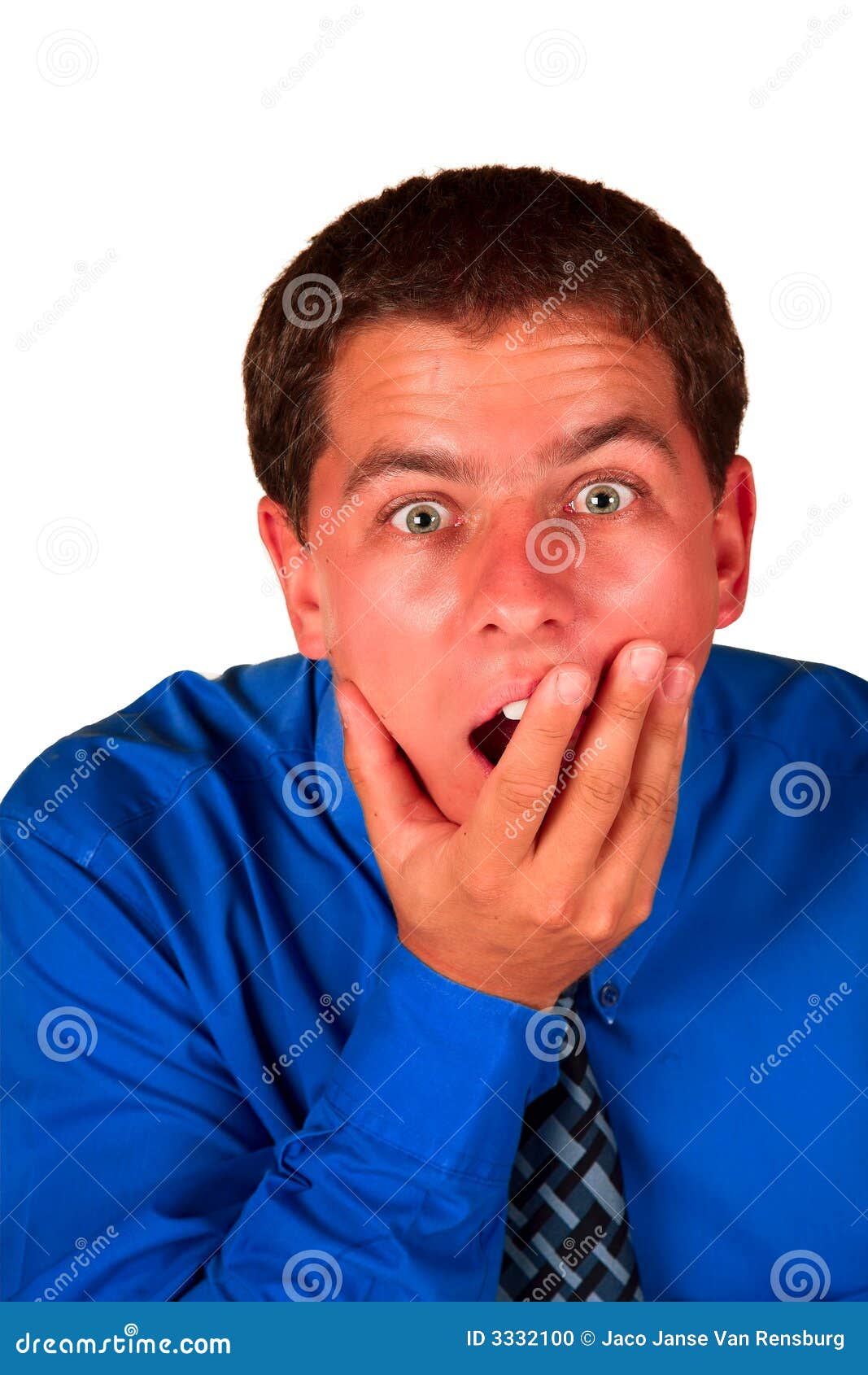 Astonished business man stock photo. Image of business - 3332100