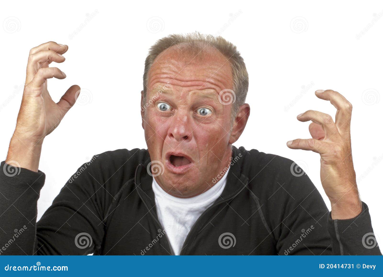 Astonished man stock image. Image of facial, male, angry - 20414731