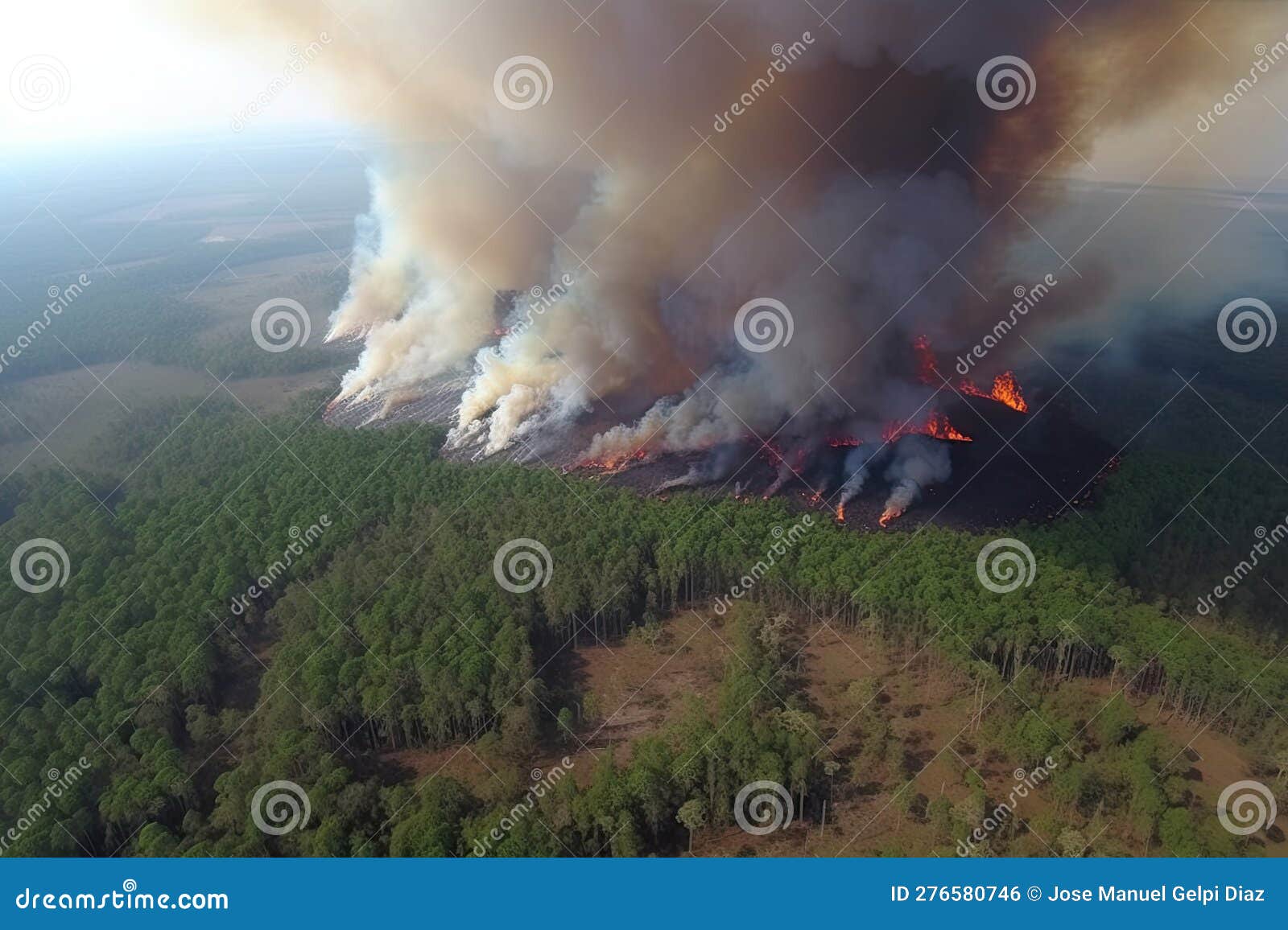 Astonishing Ecological Calamity Represented by an Extensive, Raging ...