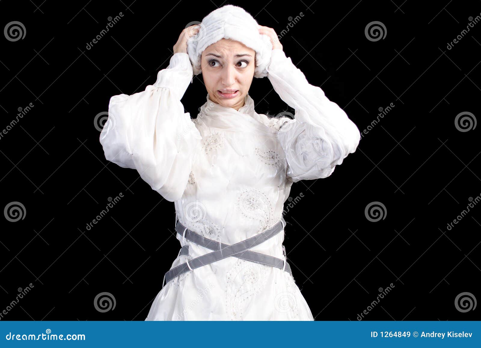 Astonishment stock image. Image of antique, close, costume - 1264849