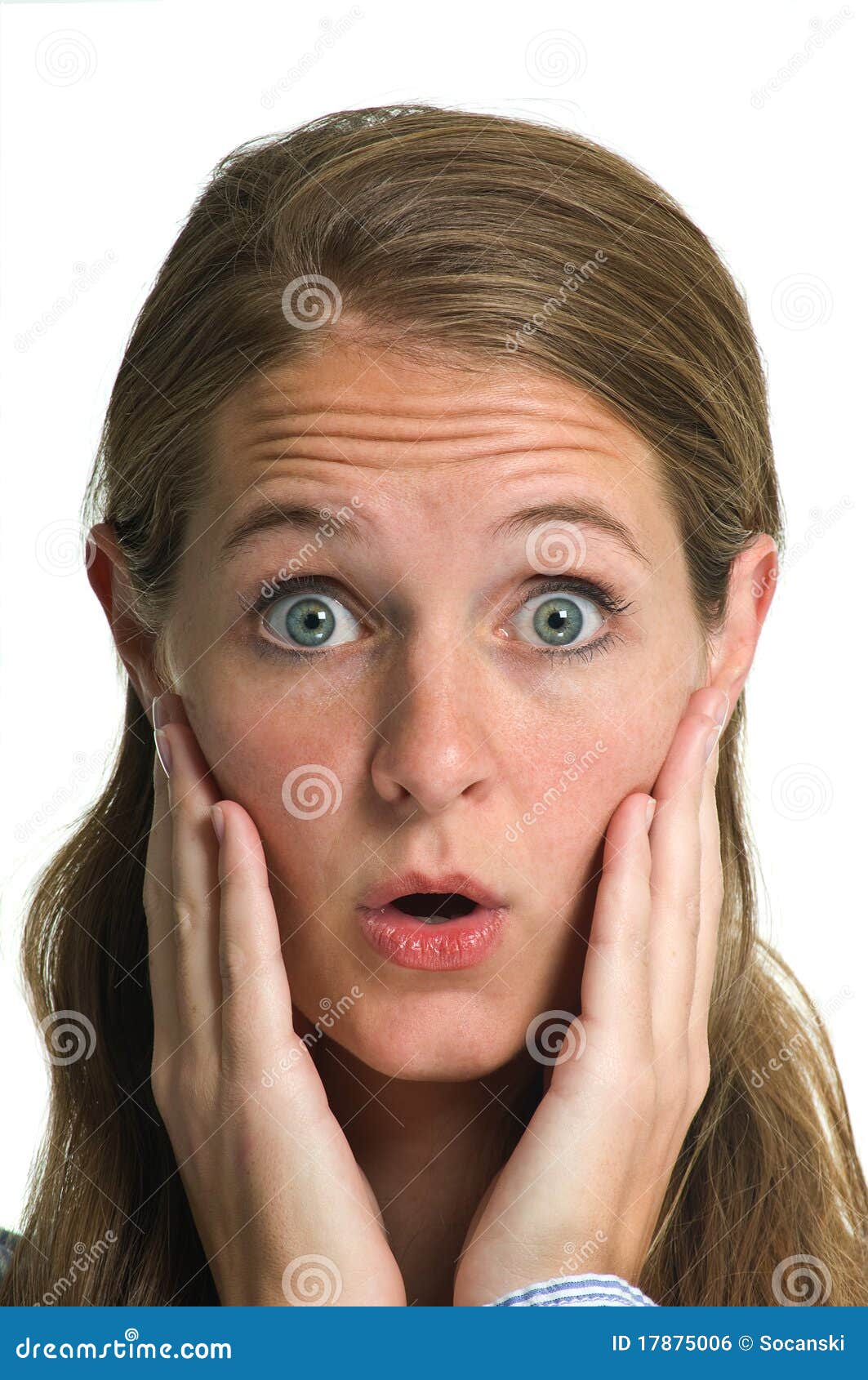 Astonishment stock photo. Image of head, woman, surprised - 17875006
