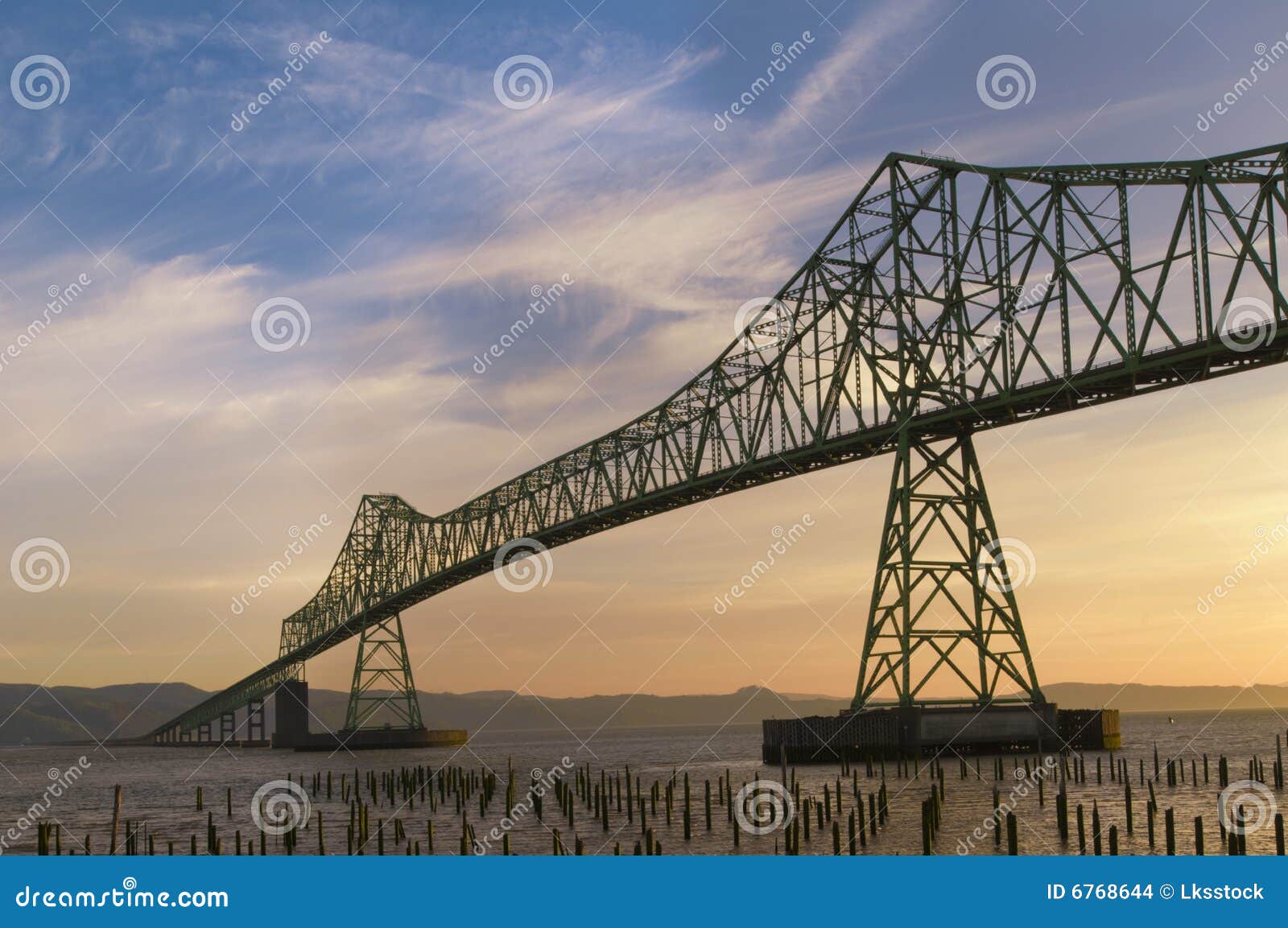 Astoria bridge stock photo. Image of landscape, river - 6768644