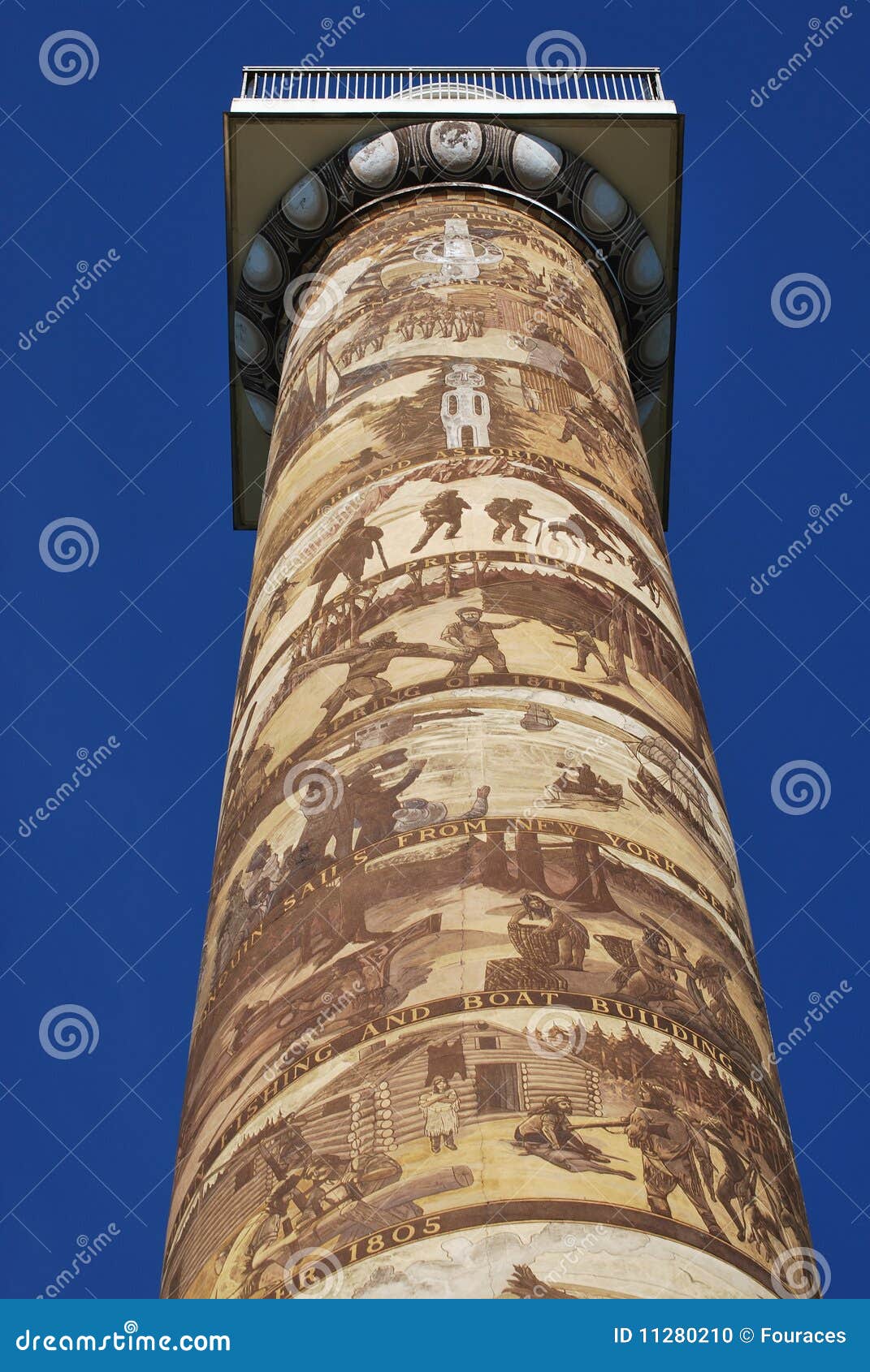 Astoria Column stock photo. Image of tower, building - 11280210