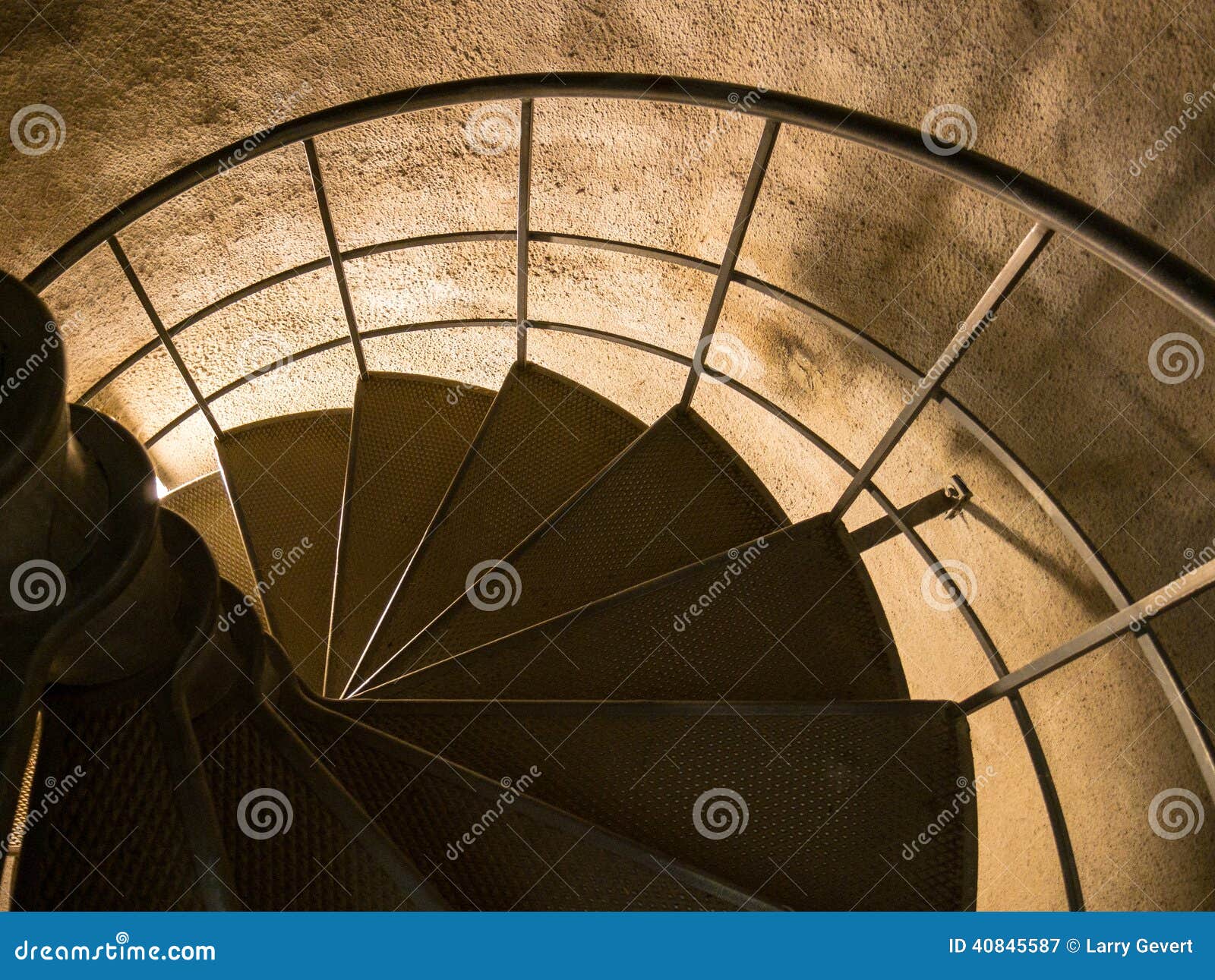 The Astoria Column Spiral Staircase Stock Image - Image of circle ...