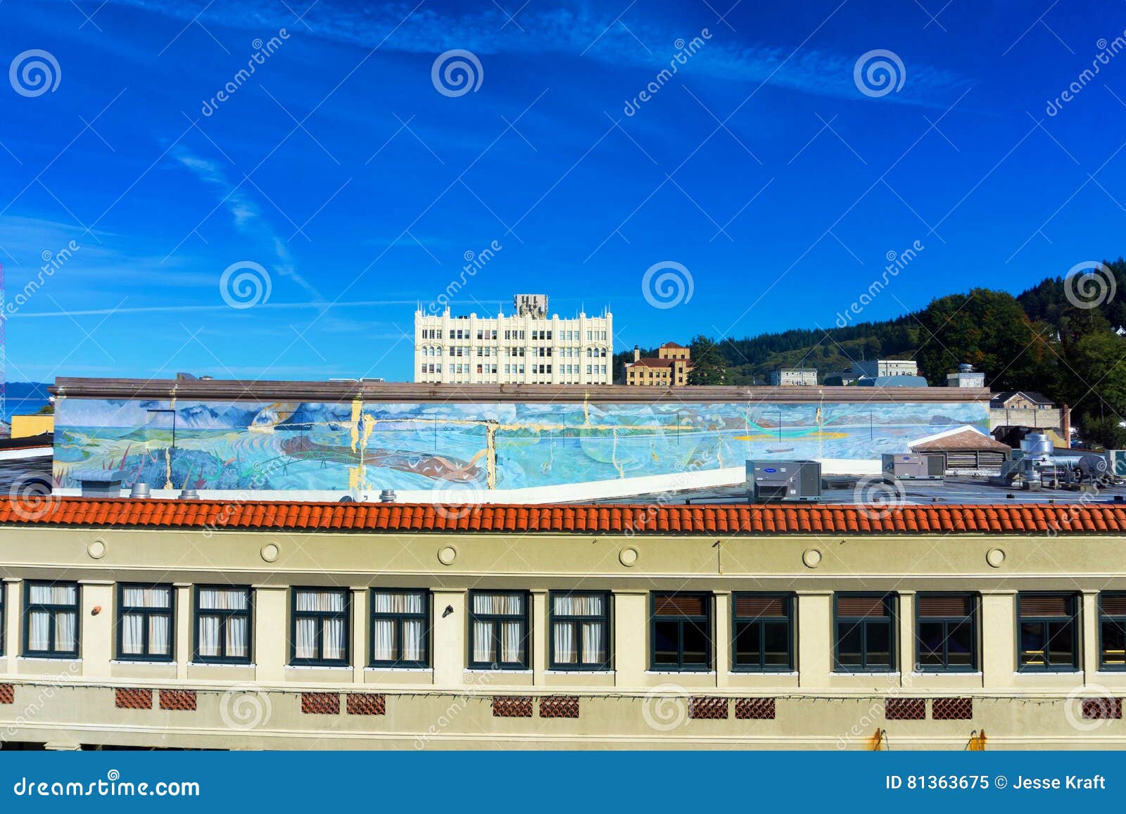 Astoria, Oregon View stock image. Image of columbia, panorama - 81363675