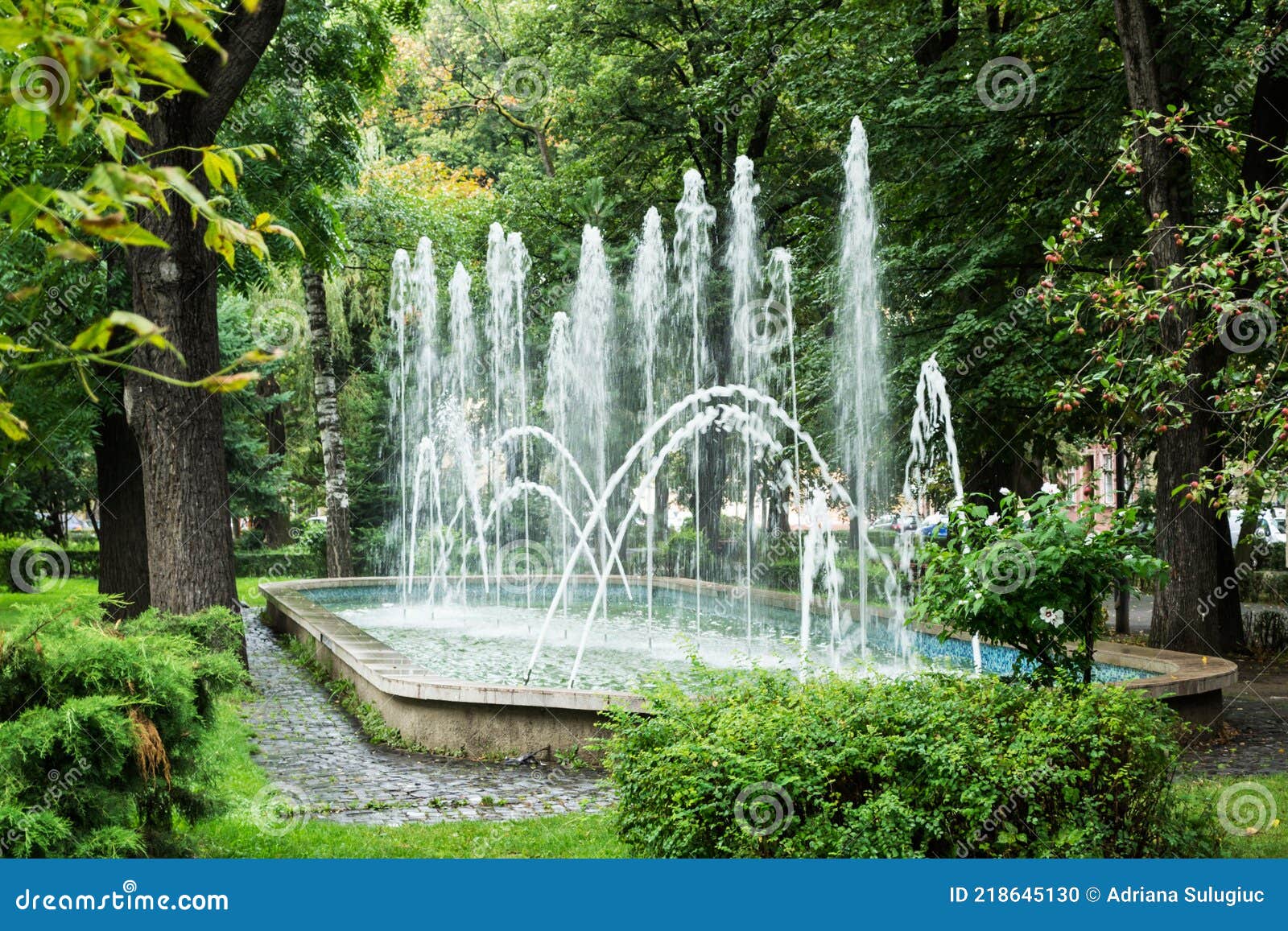 Astra park from Sibiu stock photo. Image of george, fresh - 218645130
