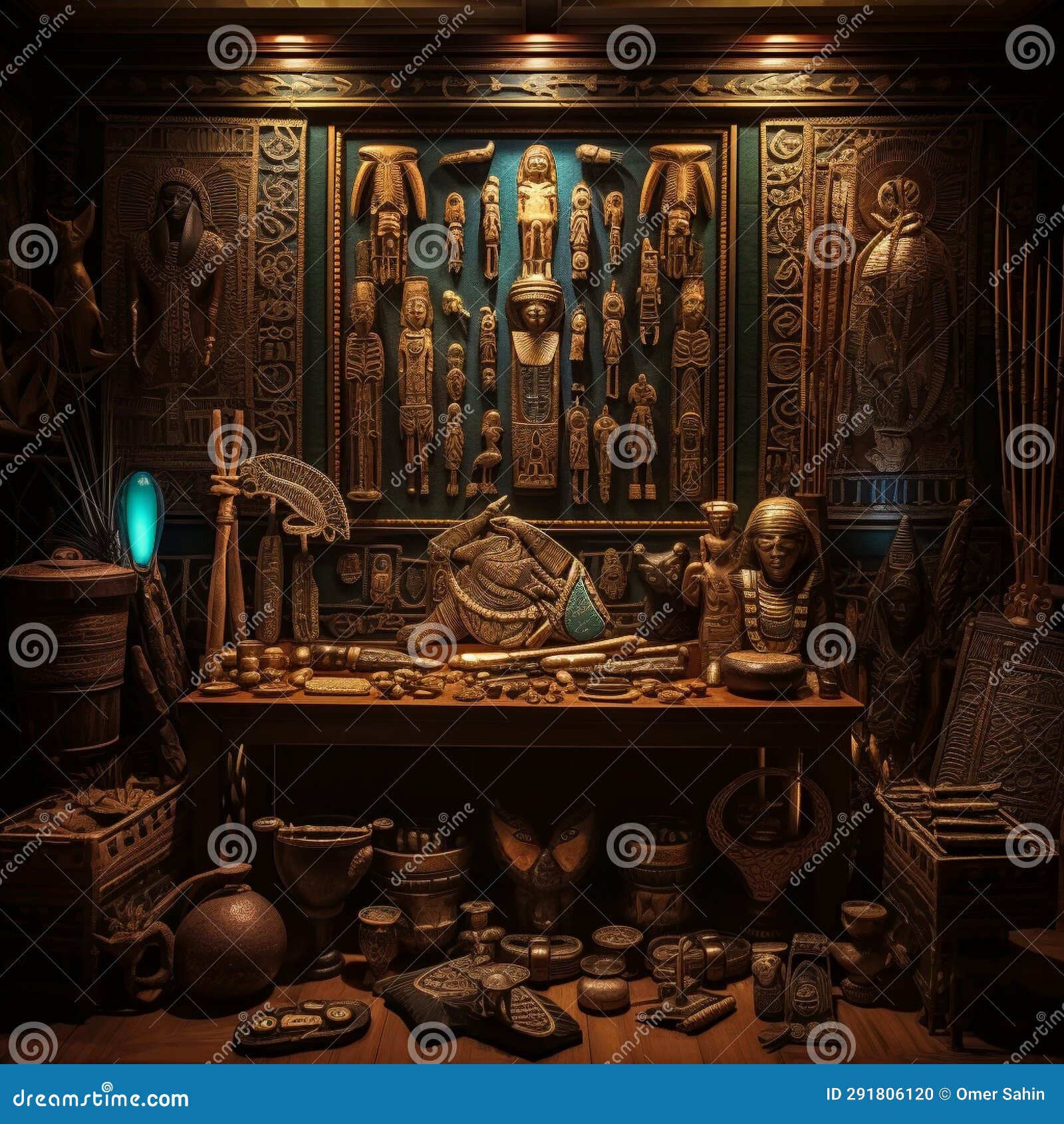 Astral Artifacts: Conjuring the Magic of Ancient Relics Stock Photo ...