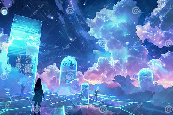 Astral Cloud Platforms Where Avatars Interact with Data Constructs in a ...