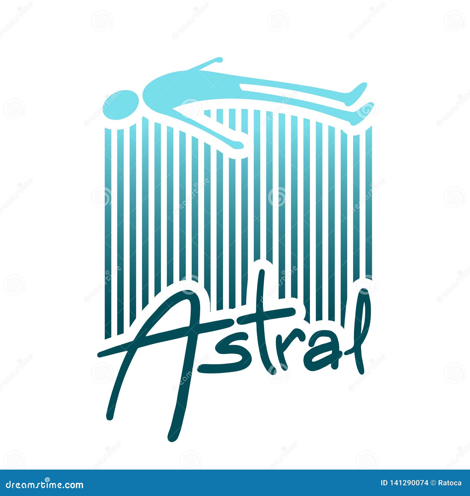 Astral Projection Illustration Stock Vector - Illustration of creative ...