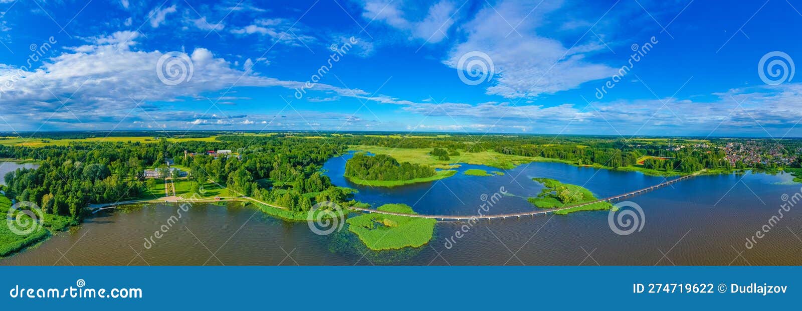 Astravas Manor in Lithuanian Town Birzai Stock Photo - Image of ...