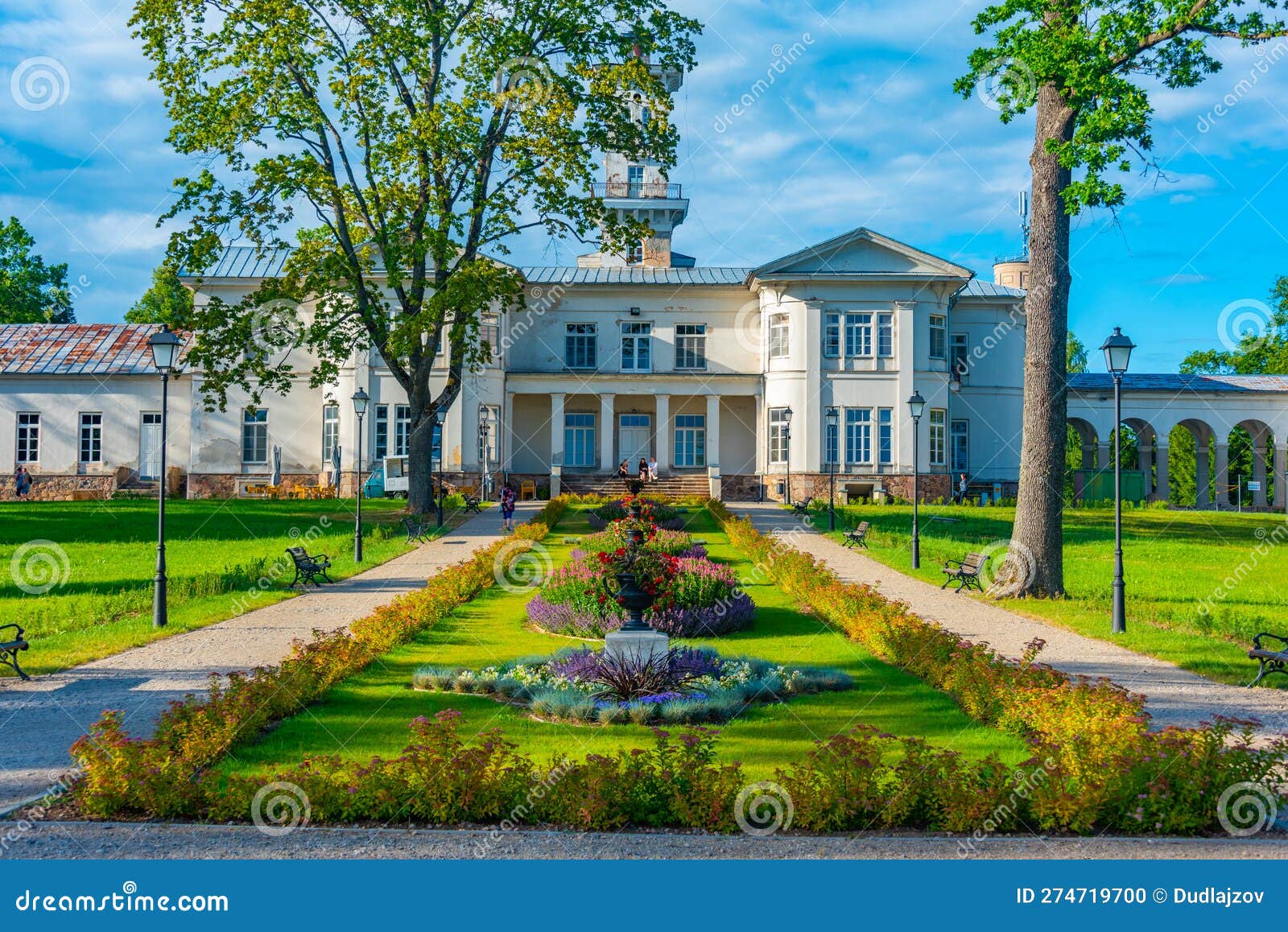 Astravas Manor in Lithuanian Town Birzai Stock Photo - Image of estate ...
