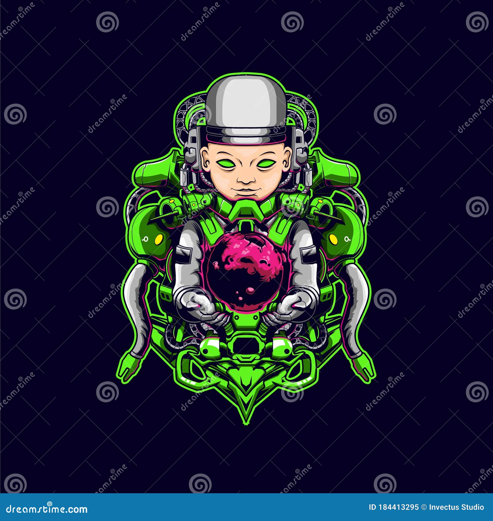 Astro Baby Vector Illustration Perfect for Tshirt Stock Vector ...