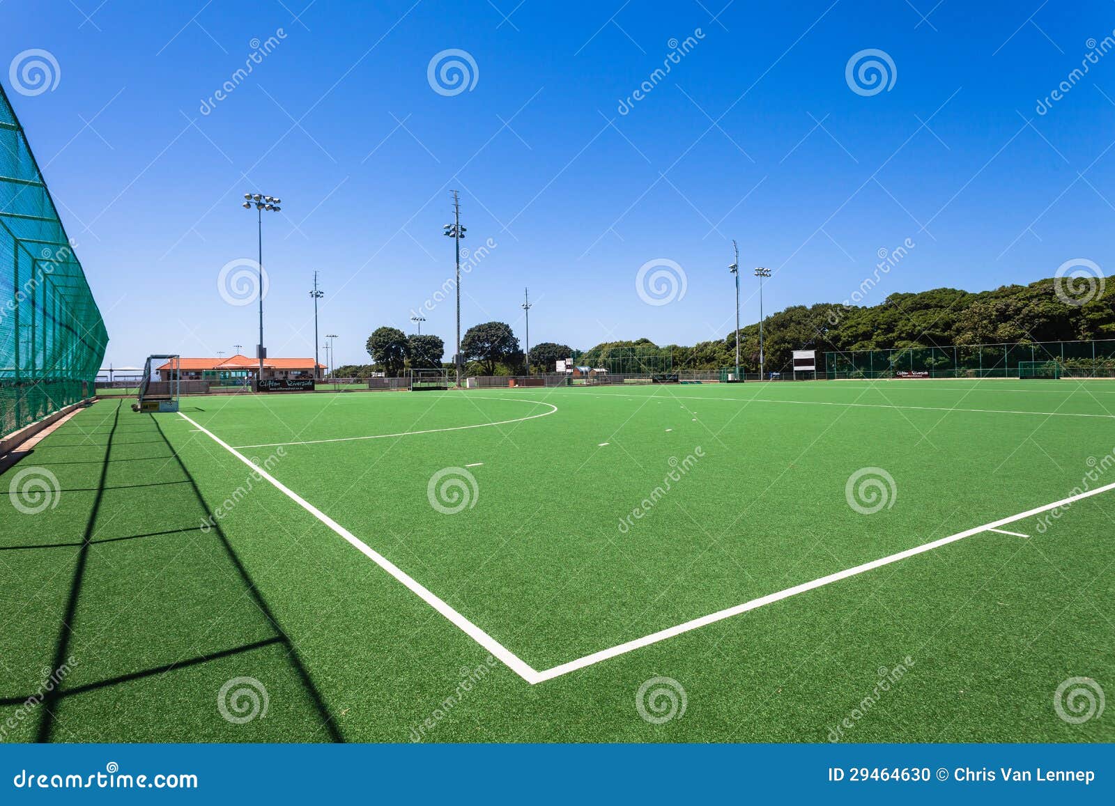 Astro Hockey Fields Netting Editorial Image - Image of riverside ...