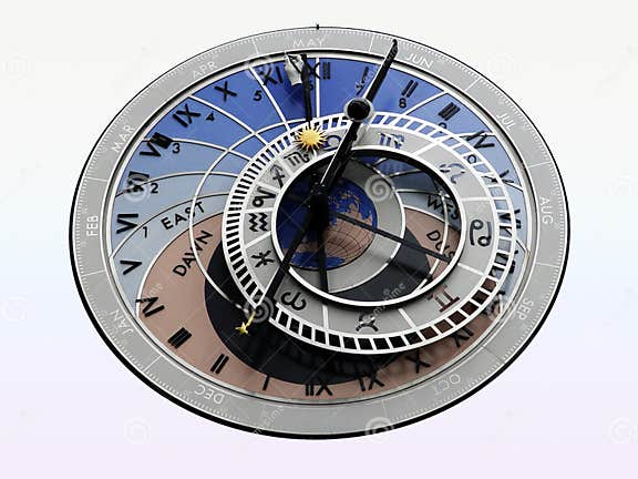 Astrological clock stock image. Image of goal, concepts - 85185
