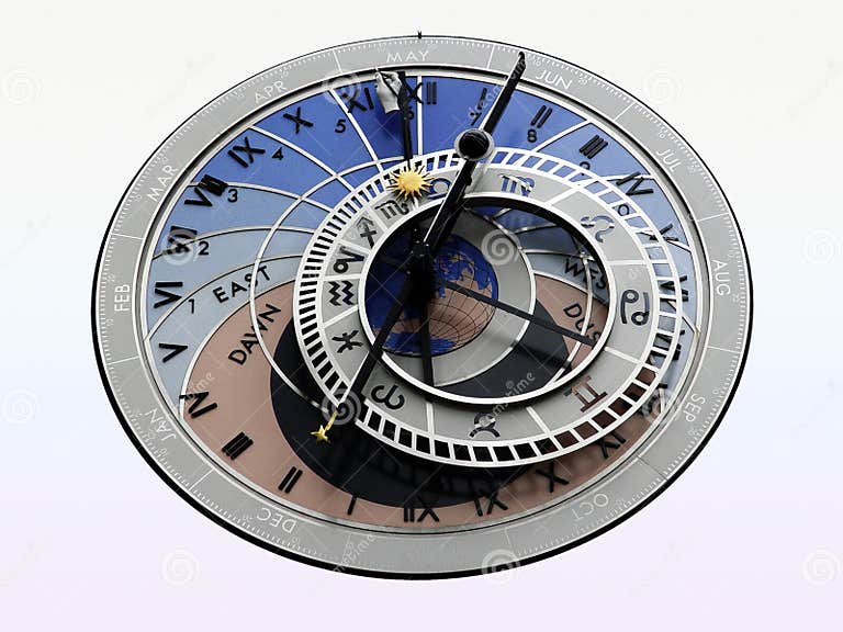 Astrological clock stock image. Image of goal, concepts - 85185