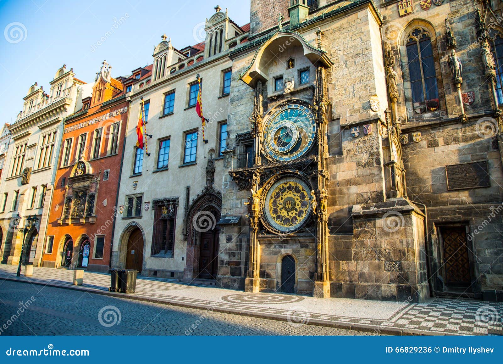 Astrological Clock in Prague, Czech Republic Stock Photo - Image of ...