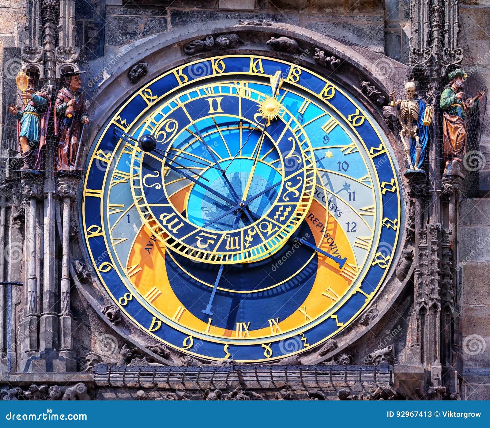 The Astrological Clock Tower Editorial Stock Photo - Image of europe ...