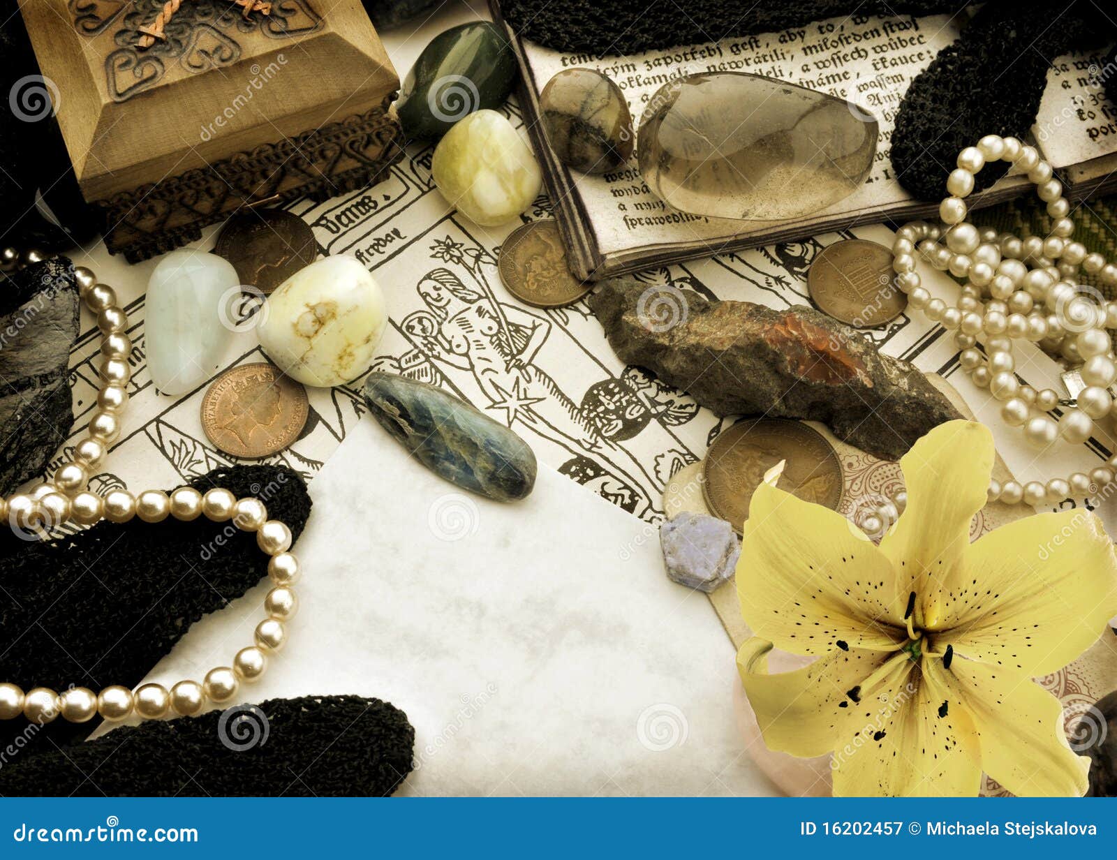 Astrological Still Life of Zodiac Symbols - Libra Stock Image - Image ...