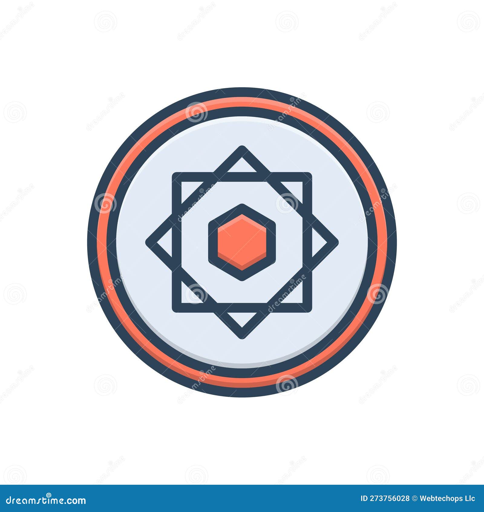 Color Illustration Icon for Astrology, Mythology and Magical Stock ...