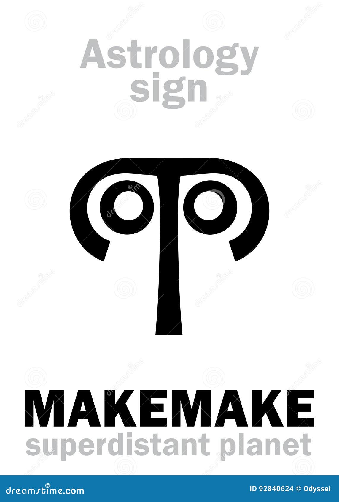 Makemake Planet On Blue Background Royalty-Free Stock Photography ...