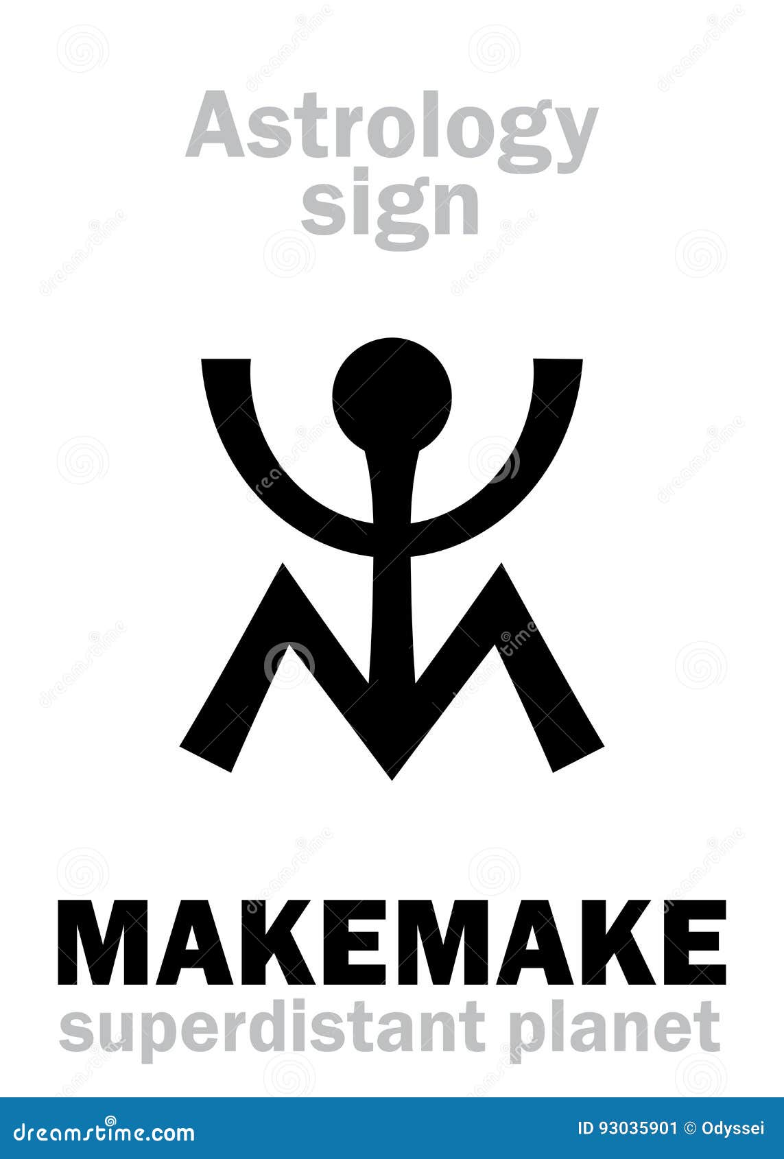 Makemake Planet On Blue Background Royalty-Free Stock Photography ...