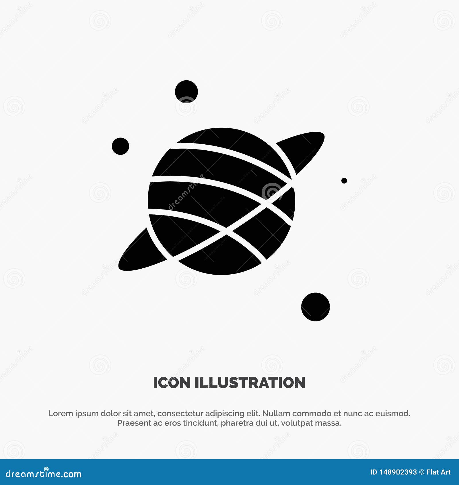 Astrology, Planet, Space Solid Glyph Icon Vector Stock Vector ...