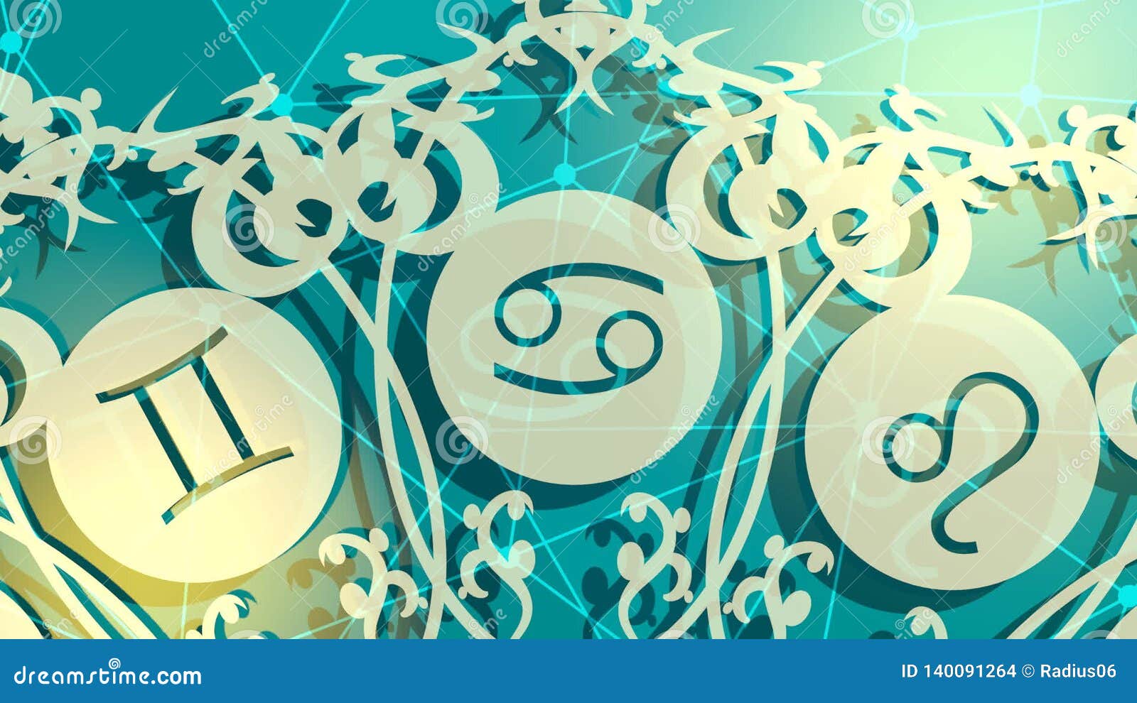 Astrology signs cycle stock footage. Video of astrological - 140091264