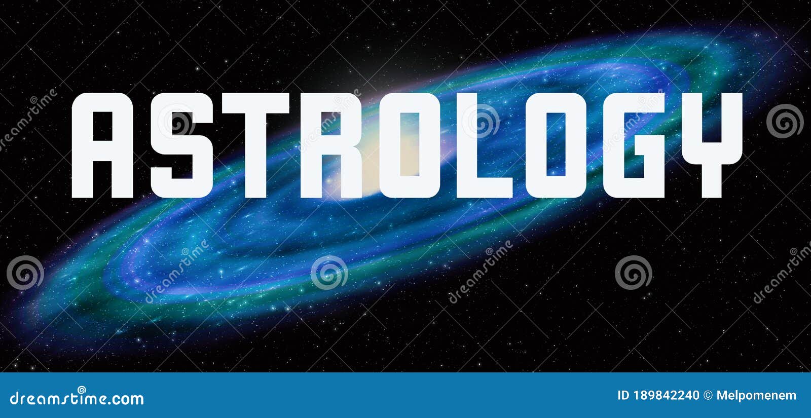 Astrology Theme with Galaxy Background Stock Photo - Image of birth ...