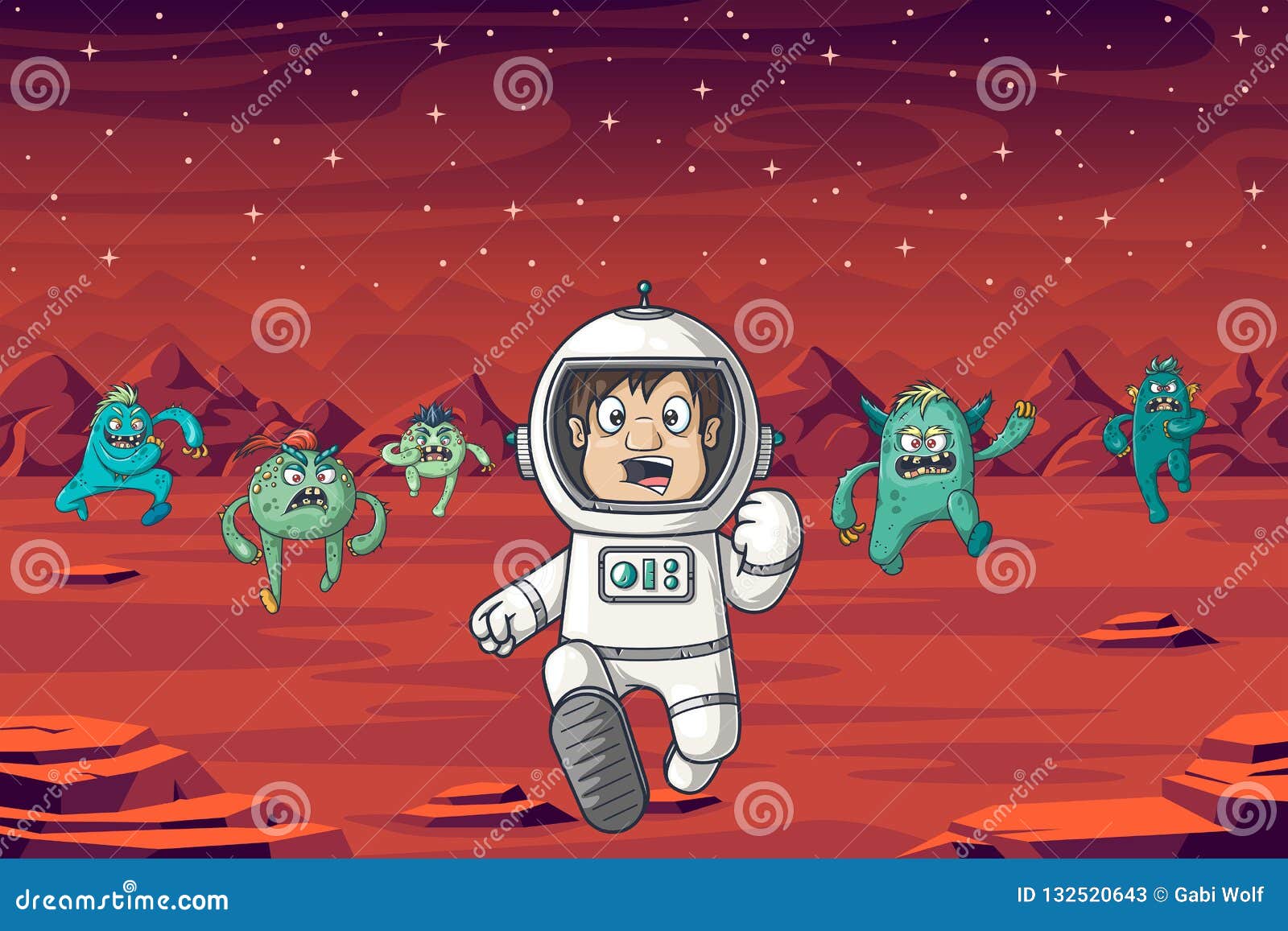 The Monster Astronaut In It