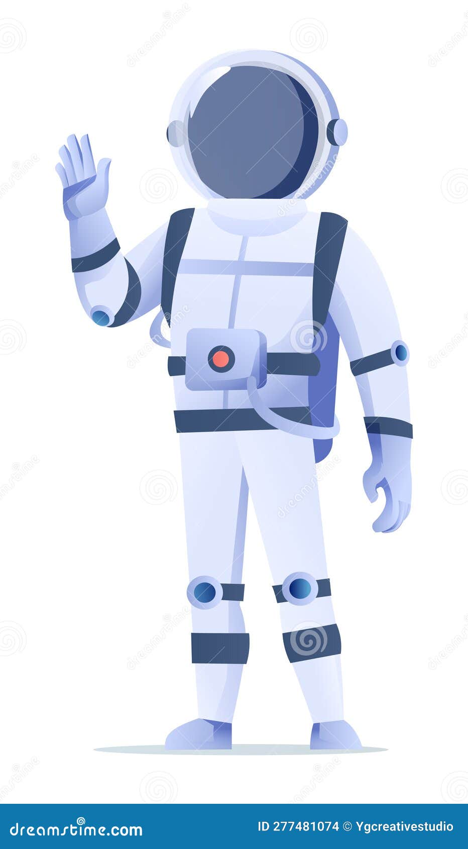 Astronaut Cartoon Character Stock Vector - Illustration of cosmonaut ...