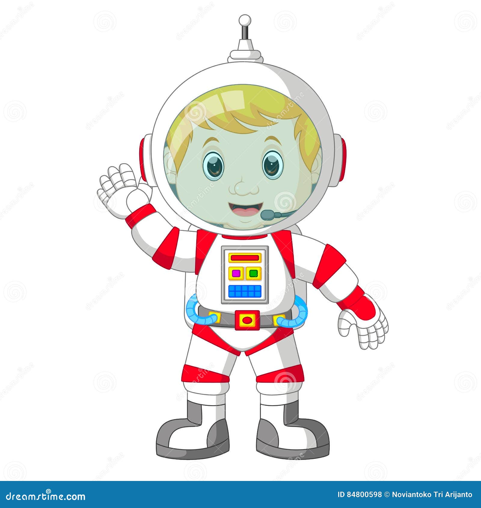 Cartoon Spaceman
