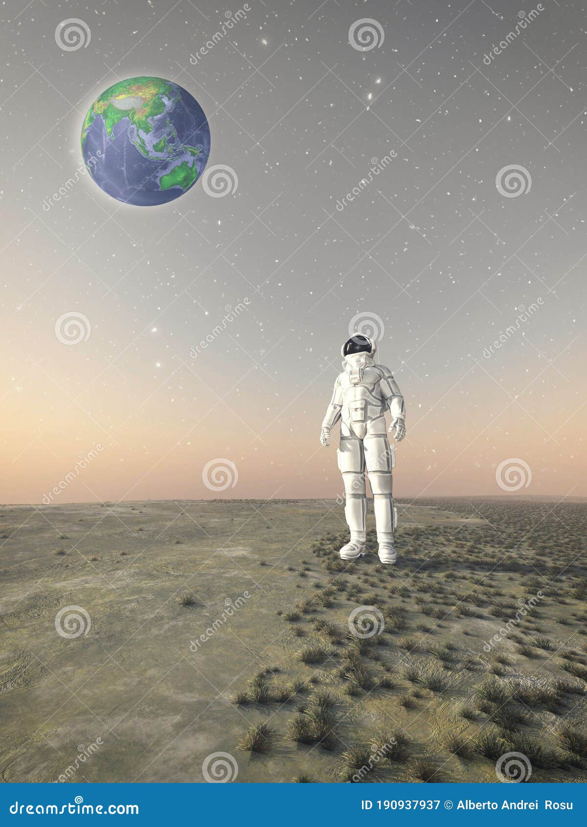Astronaut Behind