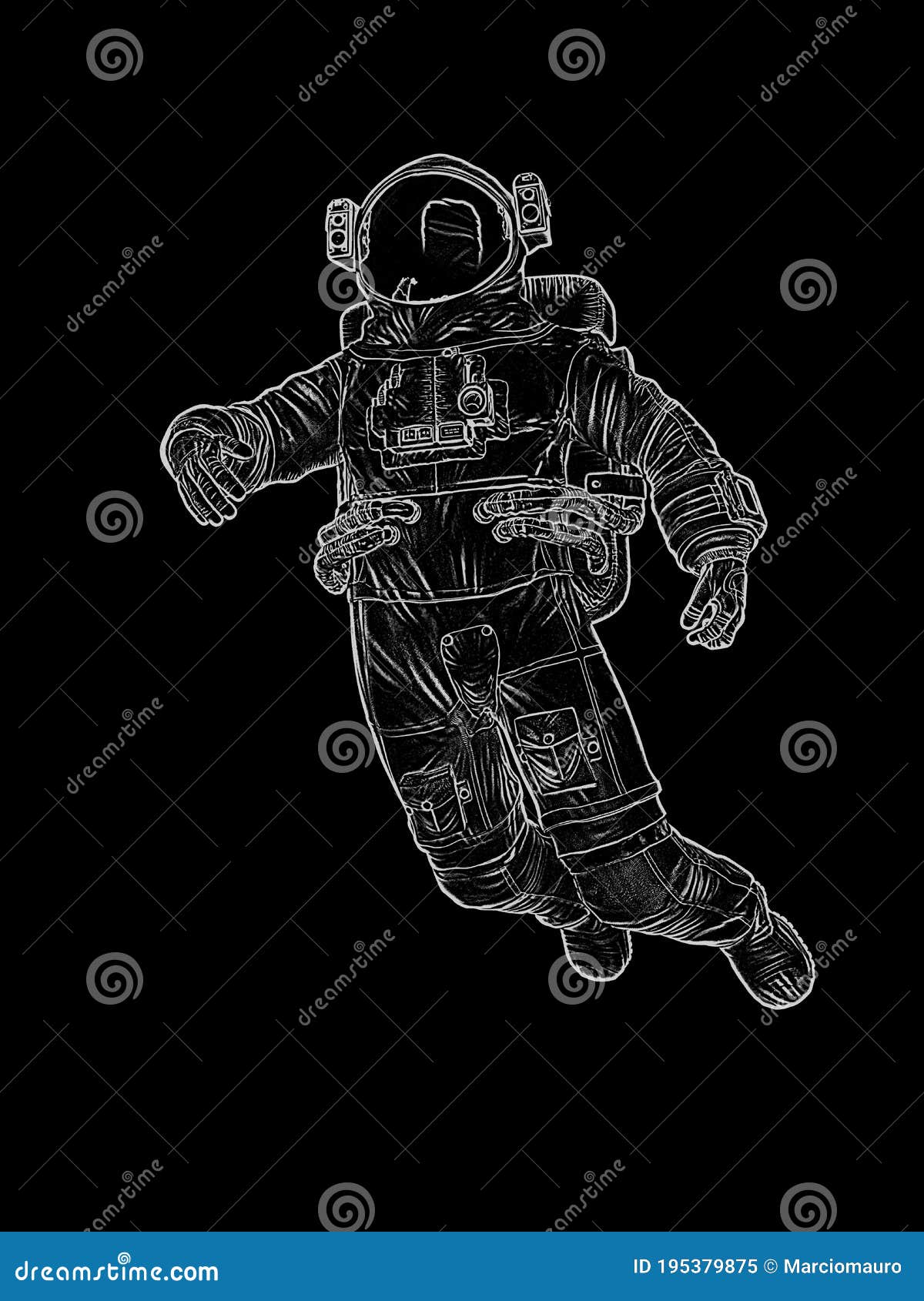 Astronaut Doing Moonwalk Dancing Activity Cartoon Vector ...