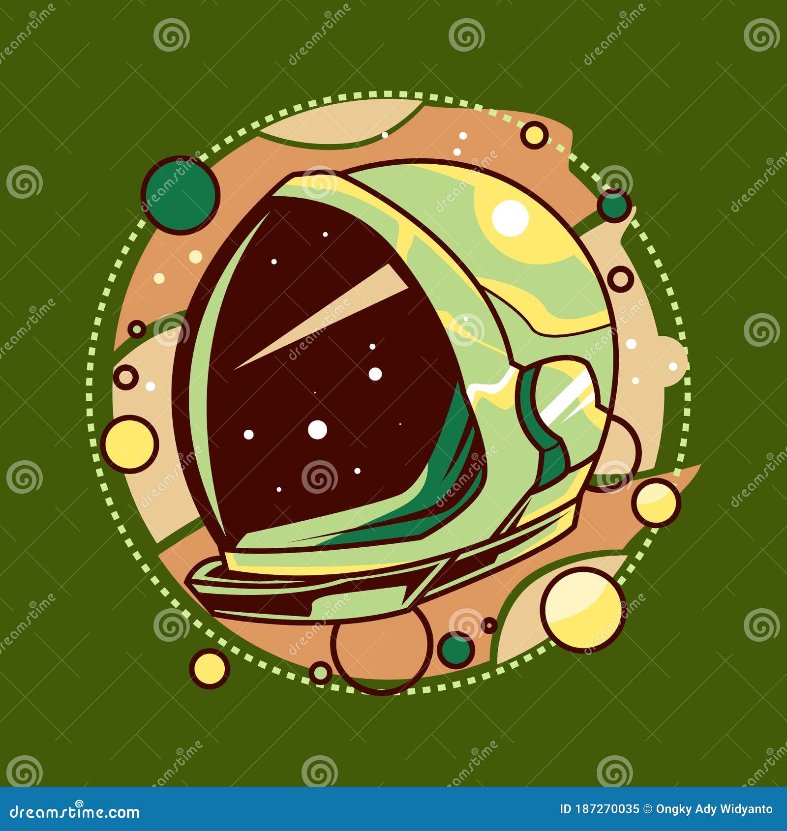 Astronaut Doodle Vector Illustration Design Stock Vector - Illustration ...