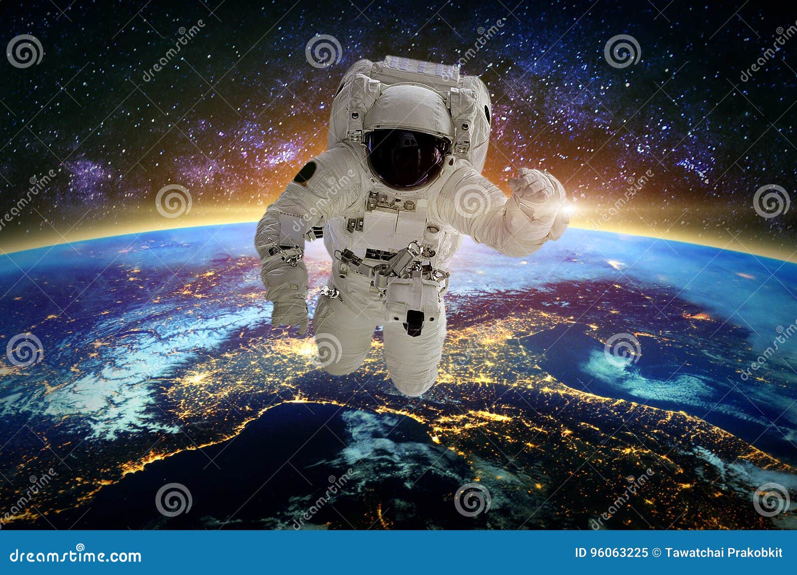 Astronaut. Elements of this Image Furnished by NASA. Stock Image ...