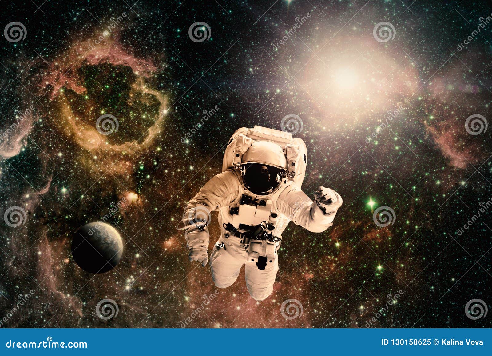 Astronaut Flies Over the Earth in Space. Stock Image - Image of nature ... Astronaut Flies Over the Earth in Space. Stock Image - Image of nature ...