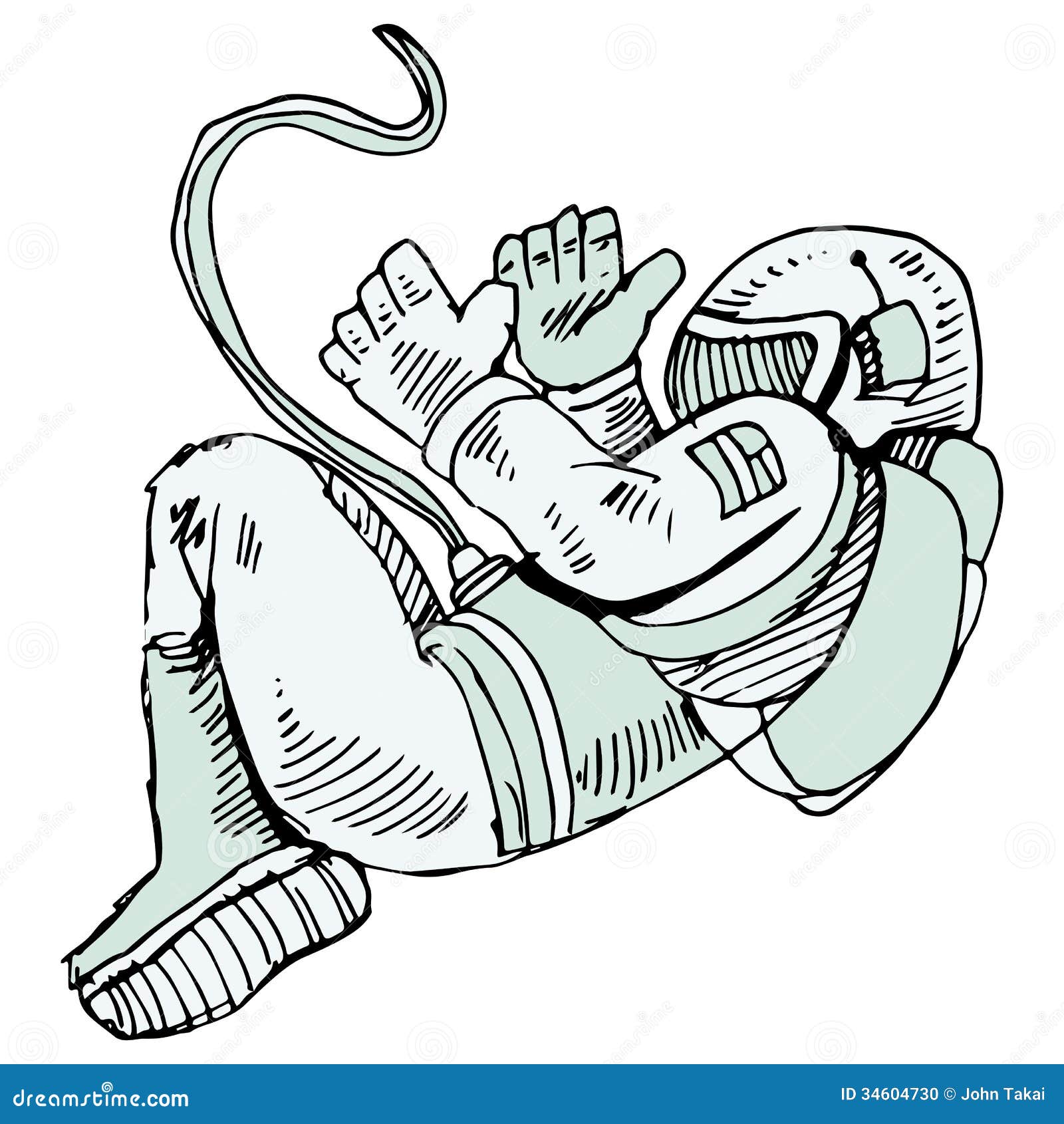 Astronaut Floating in Space Stock Vector - Illustration of spaceman ... Astronaut Floating in Space Stock Vector - Illustration of spaceman ...