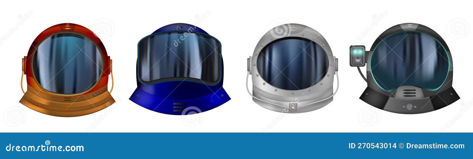 Astronaut Helmets, Realistic Cosmonaut Mask Set With Clear Glass For ...