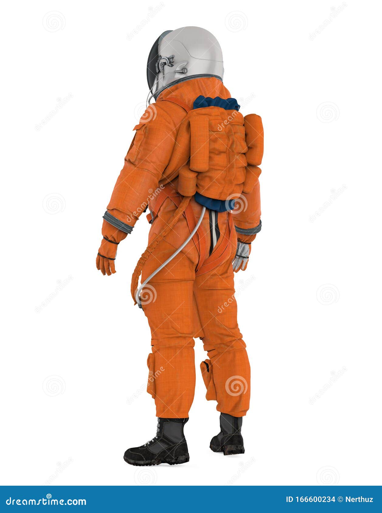 Astronaut Isolated stock illustration. Illustration of space - 166600234