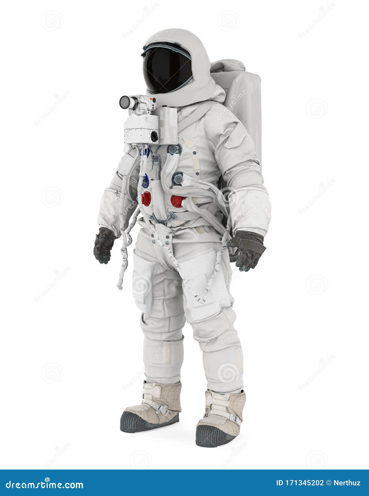 Astronaut Isolated stock illustration. Illustration of spaceman - 171345202