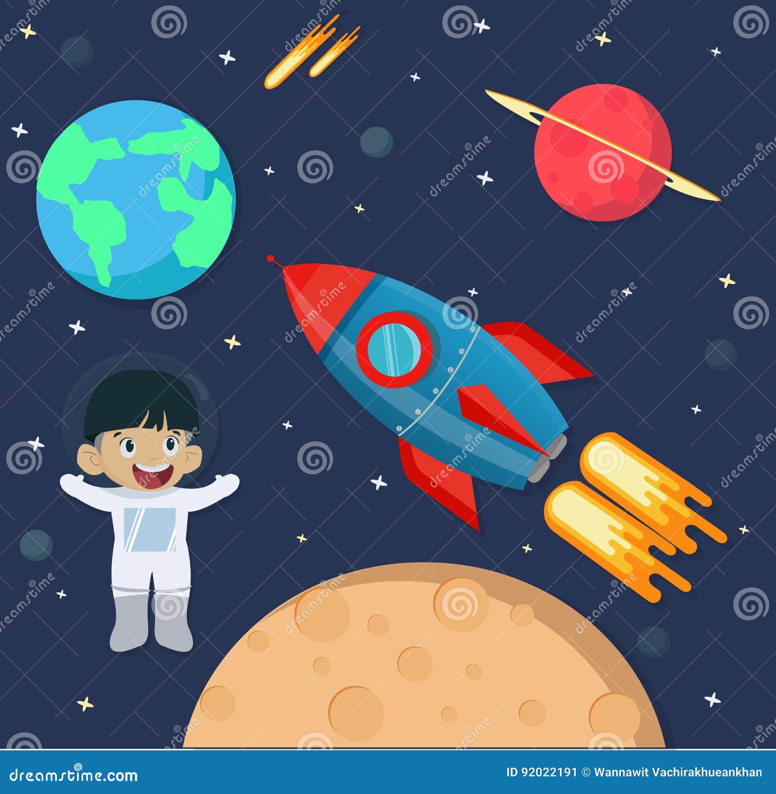 Astronaut Rocketship