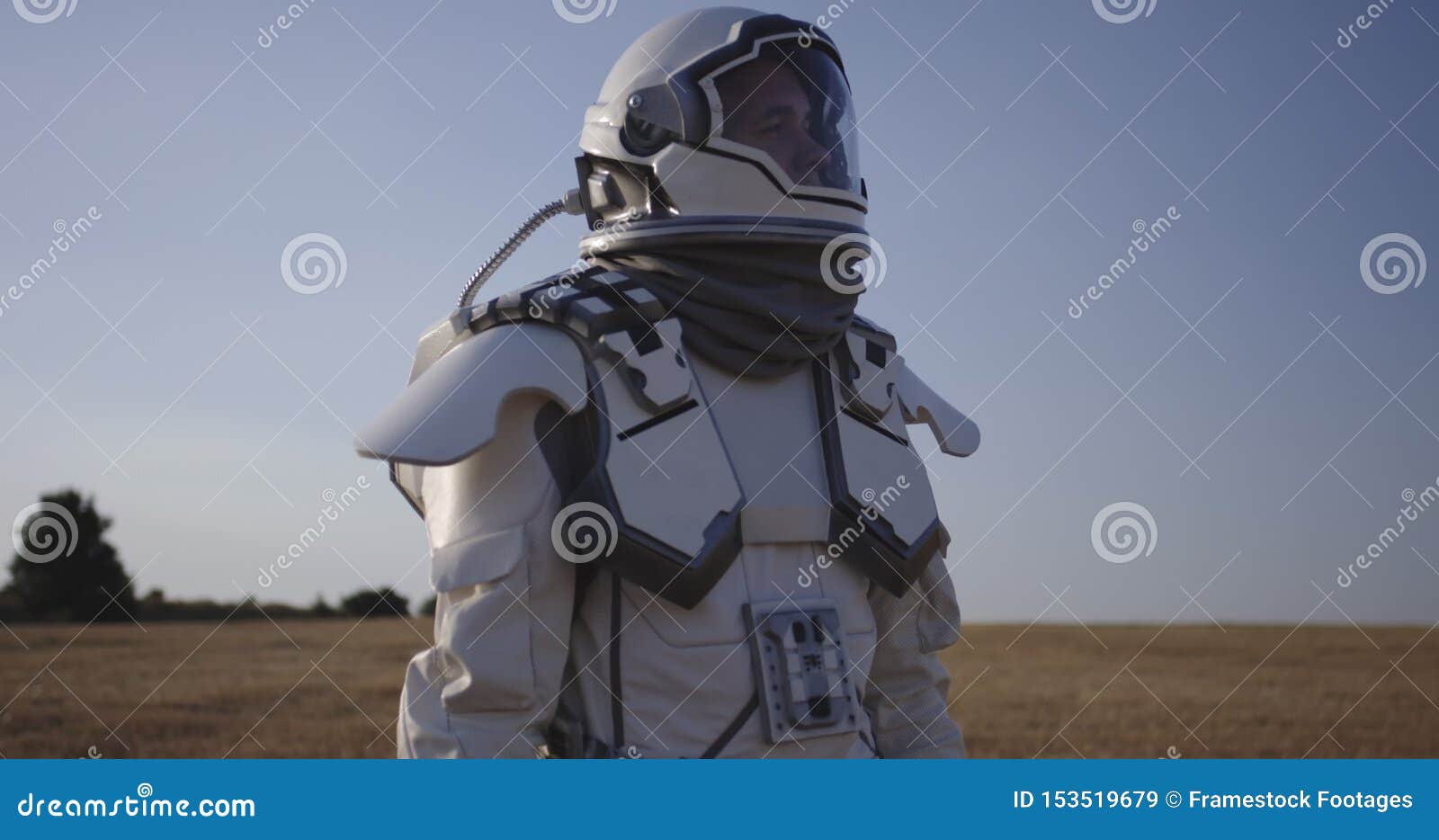 Astronaut Opening Helmet on Mars Stock Video - Video of mars ...