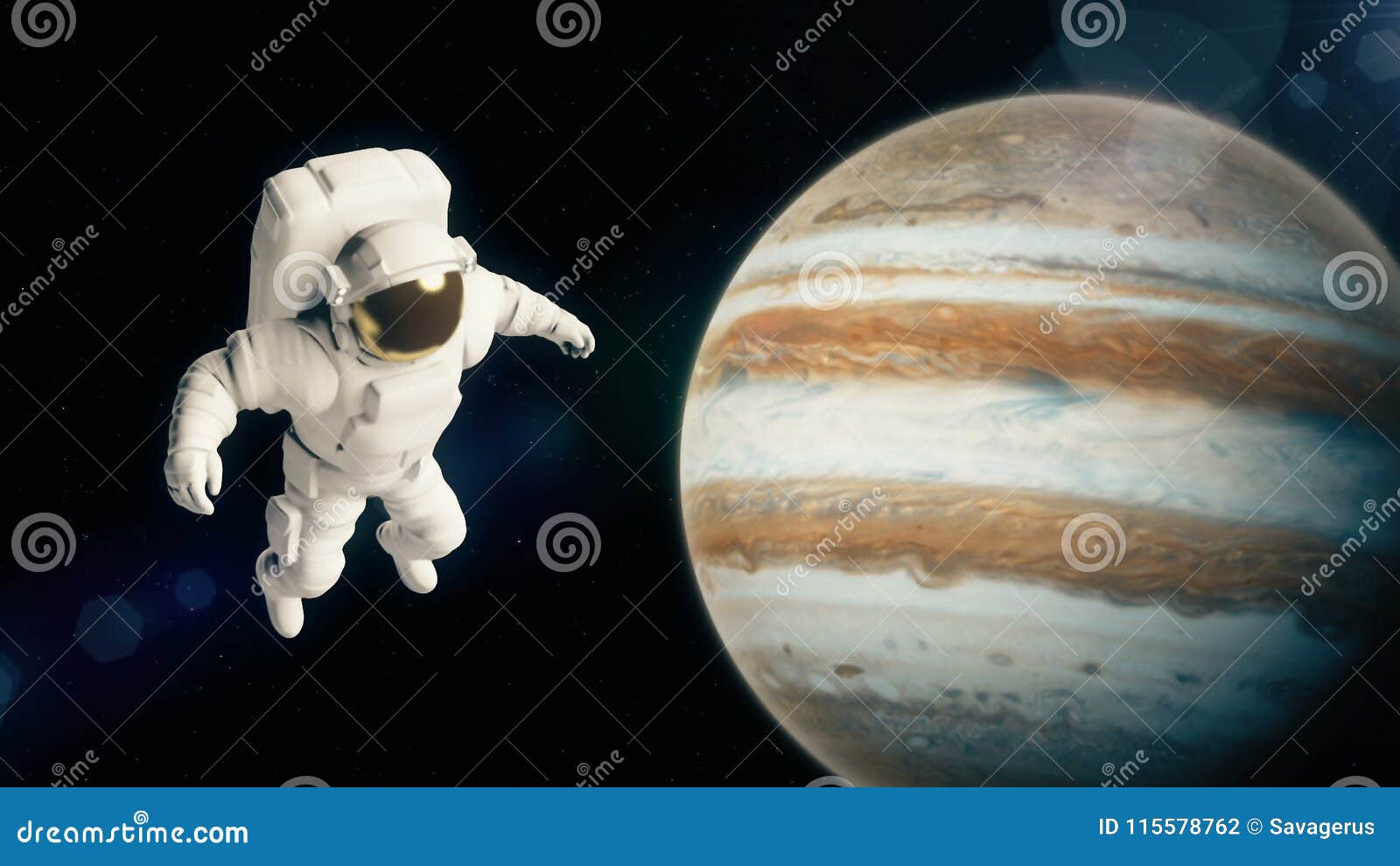 Astronaut In Jupiter
