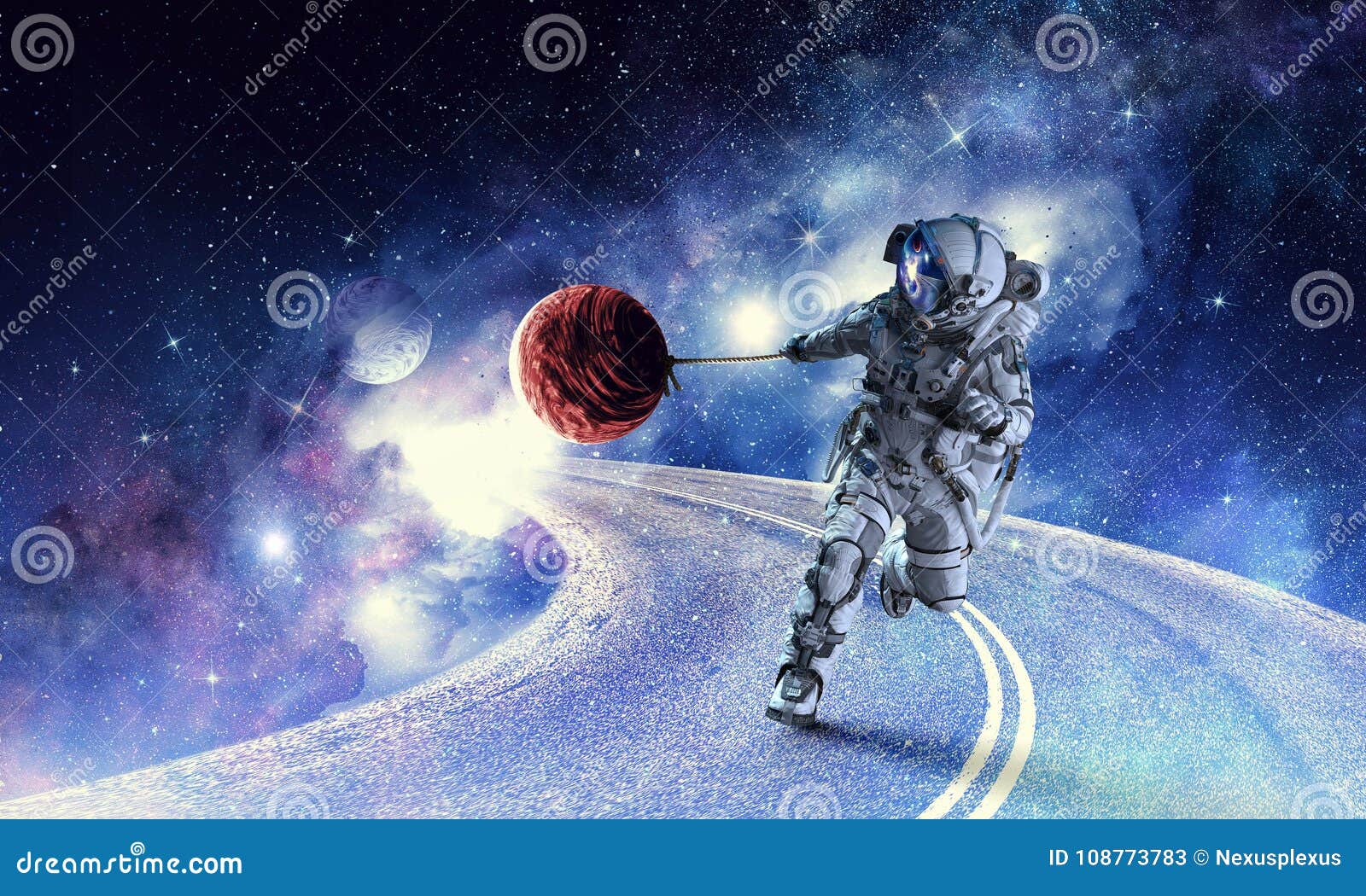 Astronaut Pulling Stock Photos - Free & Royalty-Free Stock Photos from ...