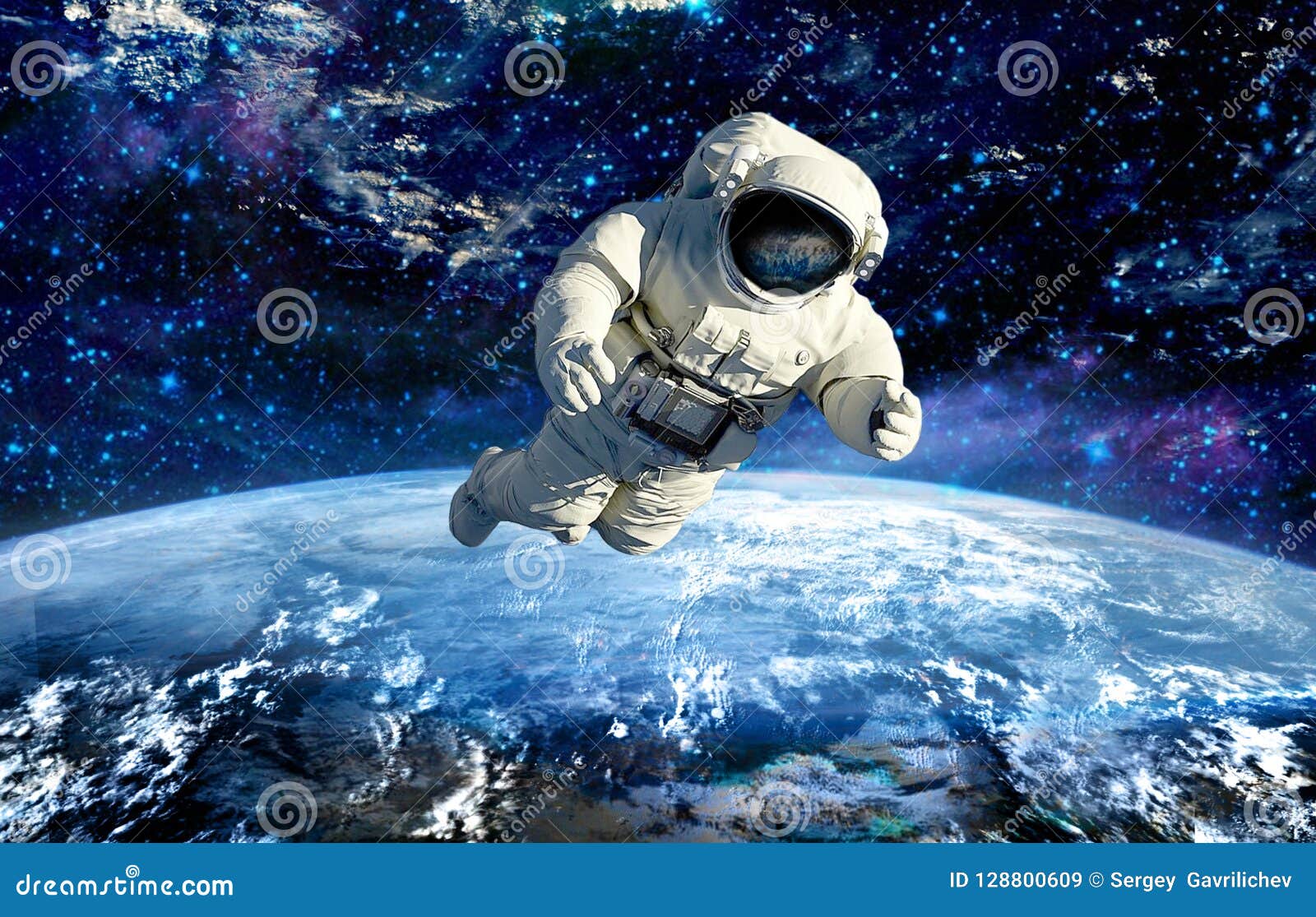 Astronaut In Outer Space Royalty-Free Stock Photography | CartoonDealer ... Astronaut In Outer Space Royalty-Free Stock Photography | CartoonDealer ...