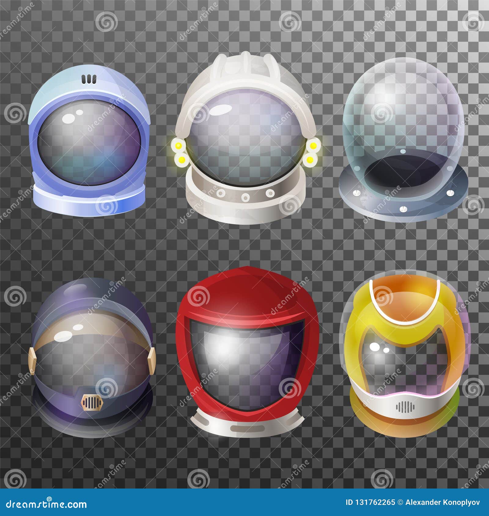 Astronaut Helmet. Vector Illustration Of A Sketch Human Inventions ...