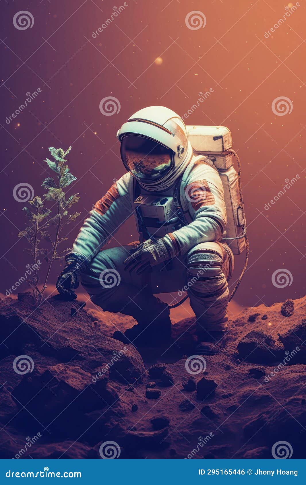 Tree Mars Hydrothermal Features Royalty-Free Cartoon | CartoonDealer.com #290674955