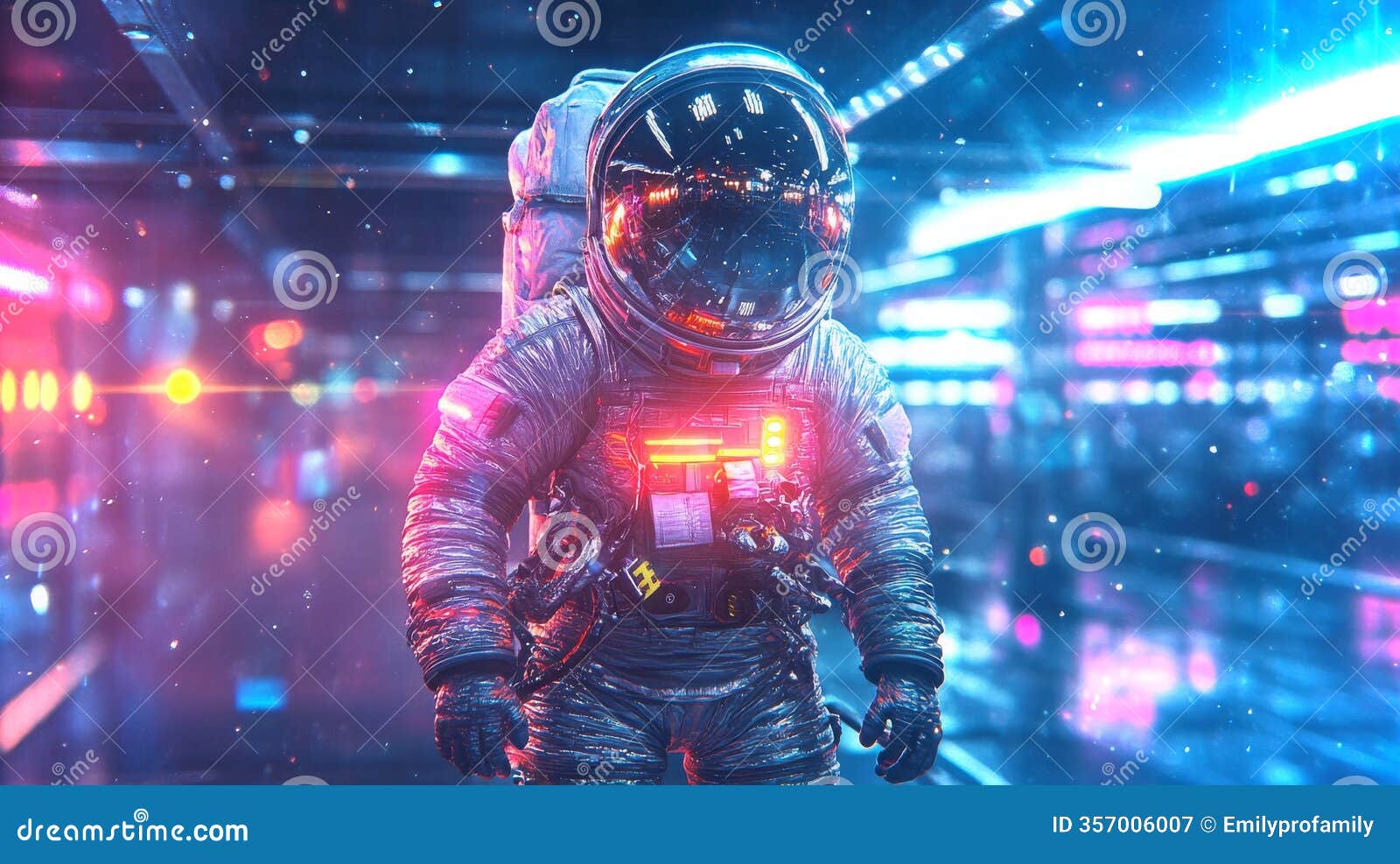 Astronaut Practices Strength Training at Zero Gravity in Advanced Space ...