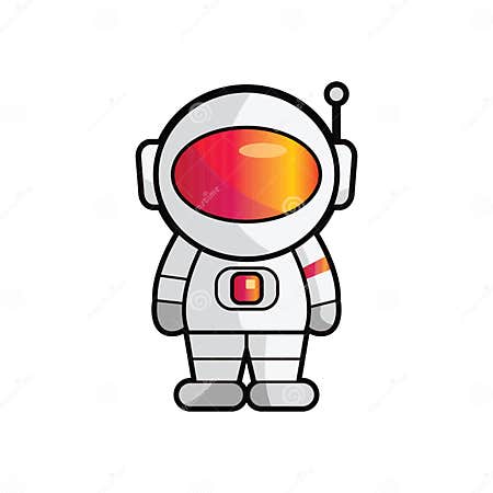 Astronaut Robot vector stock vector. Illustration of vector - 138785765