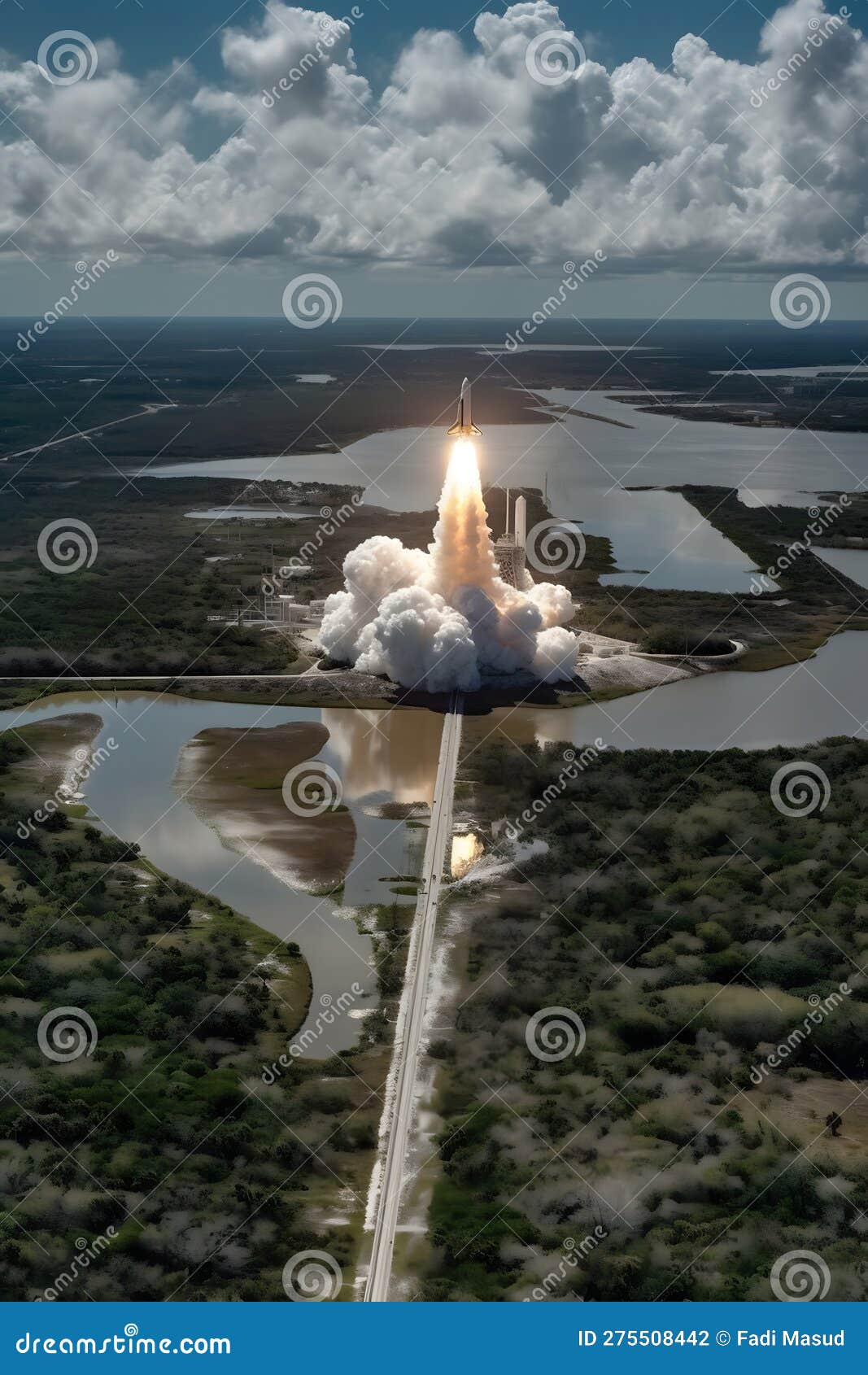 Astronaut rocket ship stock illustration. Illustration of vehicle ...